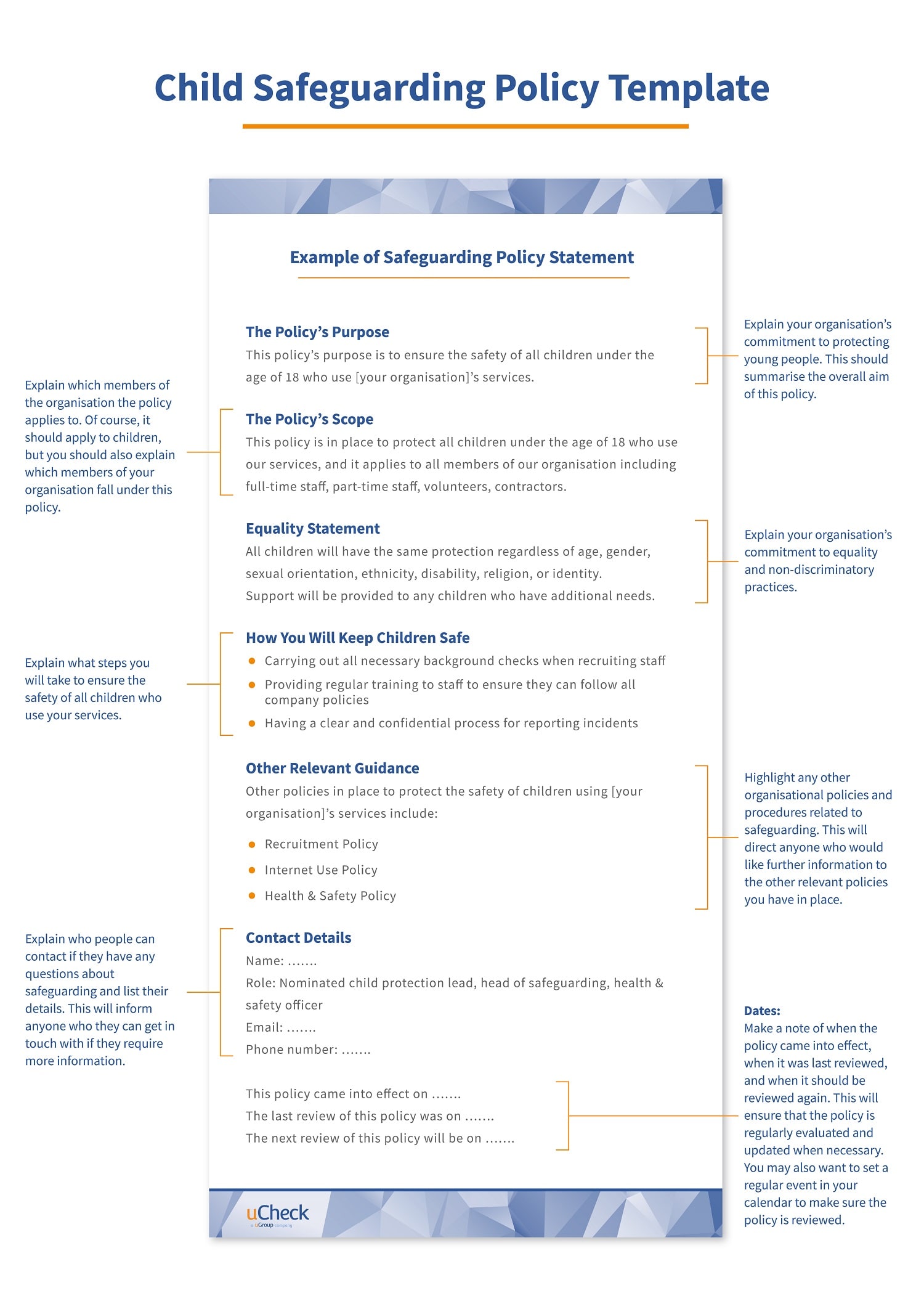 What Is A Child Safeguarding Policy UCheck